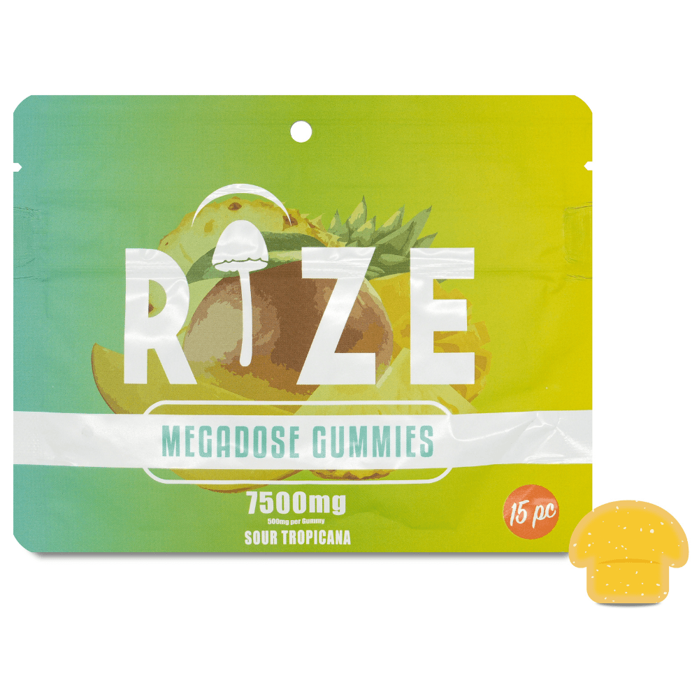 Sour Tropicana Mushroom Gummies | Rize Mushrooms - 15ct